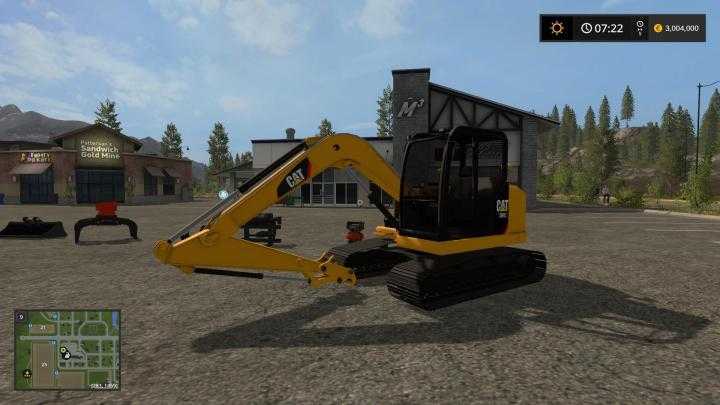 FS17 – Cat 307 Pack V1 - Mody-FS.ru