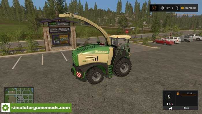 FS17 – Krone Большой 580 Длинный трубоуборочный комбайн Мод - Mody-FS.ru