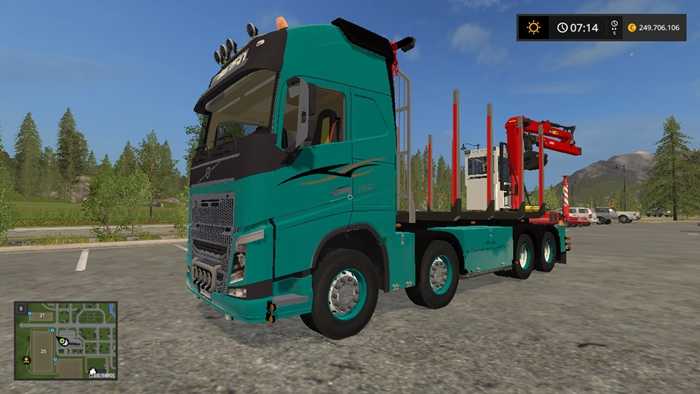 FS17 – Лесовоз Volvo 750 - Mody-FS.ru