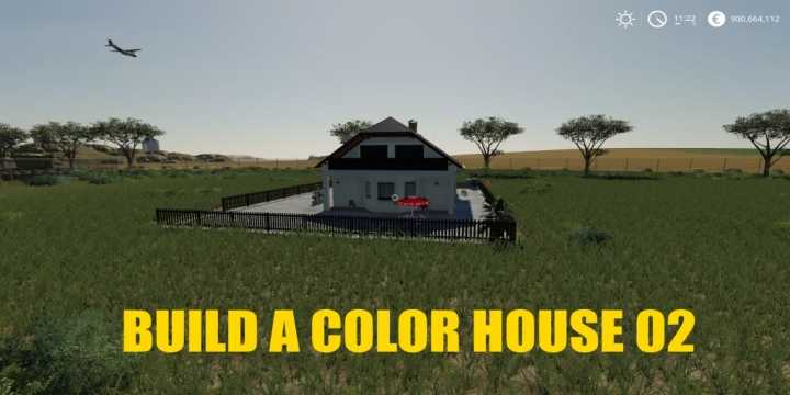 Построй цветной дом V1.0.0.6 FS19 - Mody-FS.ru