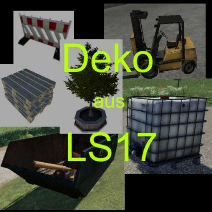 FS19 – Deko Aus Ls17 1-3 V1 - Mody-FS.ru
