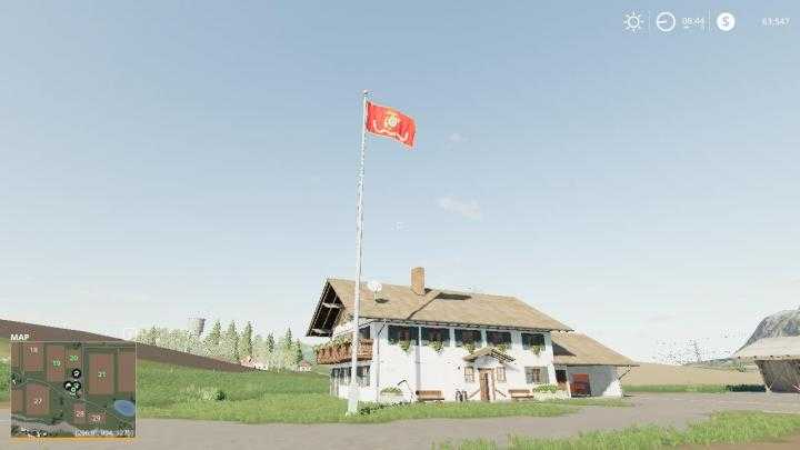 FS19 – Флаг Usms V1 - Mody-FS.ru