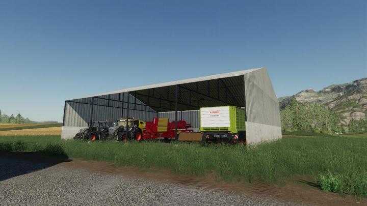 FS19 – Хранилище для транспортных средств V1 - Mody-FS.ru
