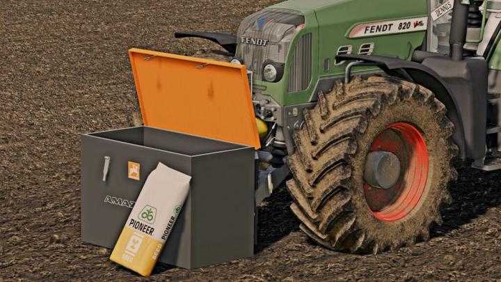 FS19 – Транспортный ящик Amazone весом 800 кг V1 - Mody-FS.ru