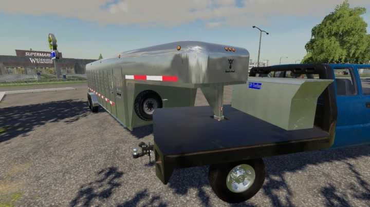 Трейлер для животных V1.0 FS19 - Mody-FS.ru