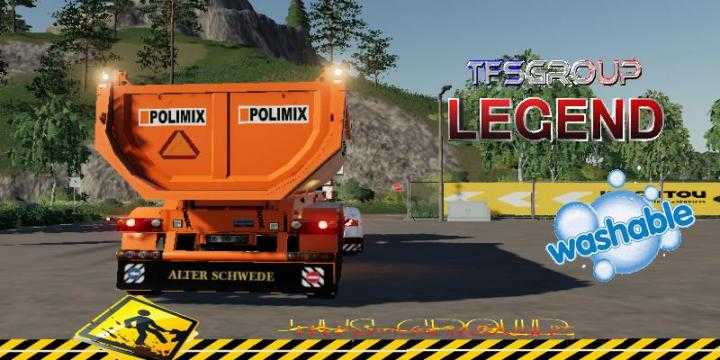 FS19 – Benne Tp Polimix V1.5 - Mody-FS.ru