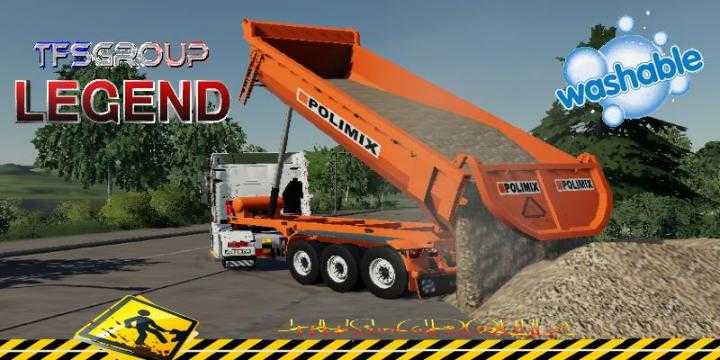 FS19 – Benne Tp Polimix V1.5 - Mody-FS.ru
