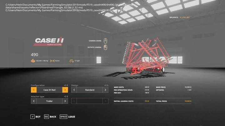FS19 – Case Ih 490 Disc V1 - Mody-FS.ru