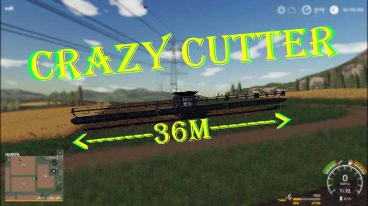 FS19 – Сумасшедший резак Powerflow V1 - Mody-FS.ru