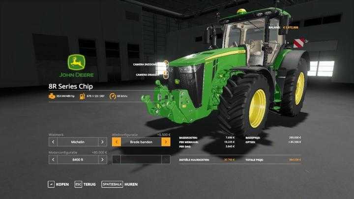 FS19 – Css John Deere 8R Real Sound V1.0.2 - Mody-FS.ru