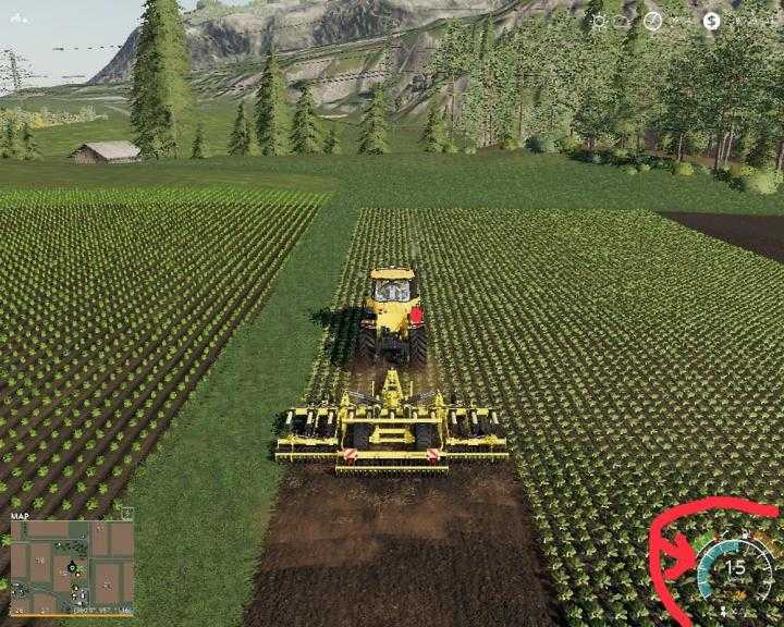 FS19 – Cultiplow Platinum 8M с креплением V1 - Mody-FS.ru