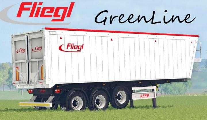FS19 – Трейлер Fliegl Greenline V1 - Mody-FS.ru