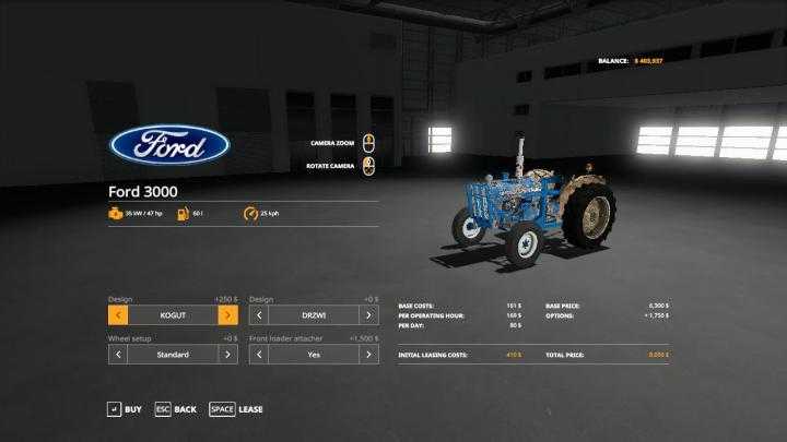 FS19 – Трактор Ford 3000 Wip V1 - Mody-FS.ru