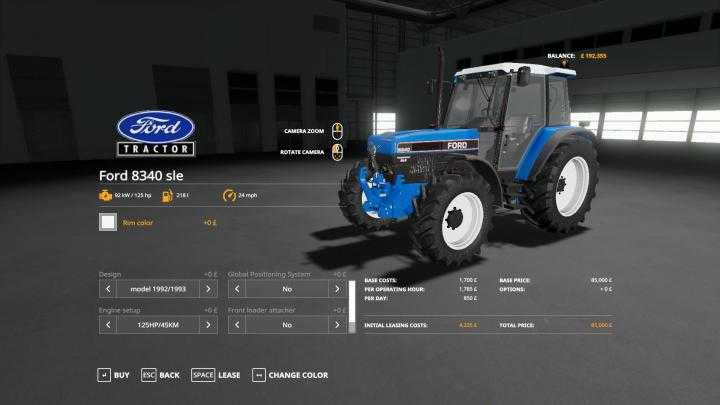 FS19 – Ford 8340 Sle V1.1 - Mody-FS.ru