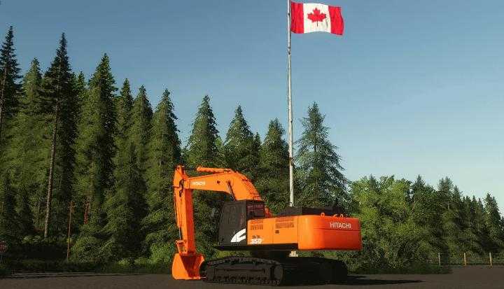 FS19 – Hitachi 350Lc-6 V1.2 - Mody-FS.ru