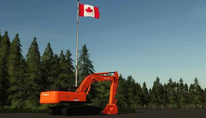FS19 – Hitachi 350Lc-6 V1.2 - Mody-FS.ru