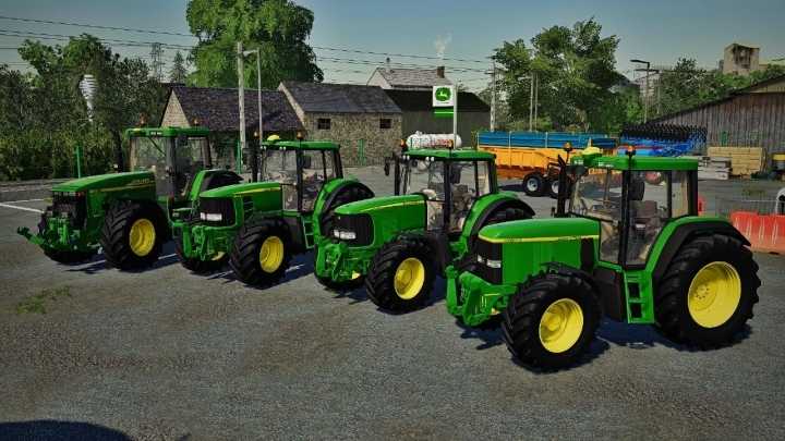 John Deere 6000 Pack V1.0 FS19 - Mody-FS.ru