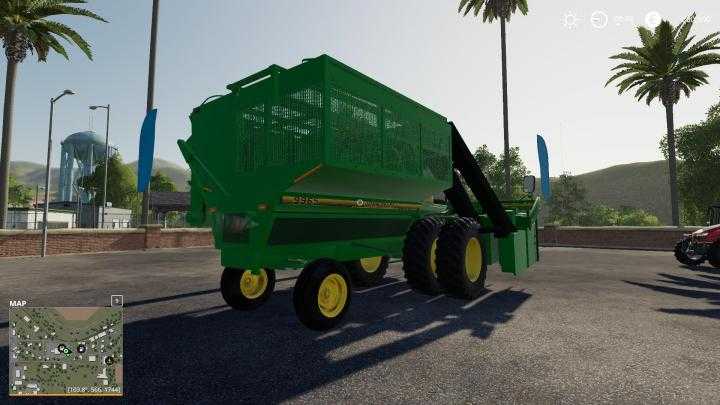FS19 – 6-рядный хлопкоуборочный комбайн John Deere 9965 Convert Beta ...