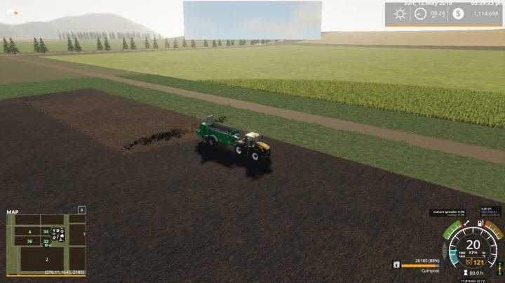 FS19 – Стартовая карта фермы киви 4X Multi Fruit & Compost V3.1 - Mody ...