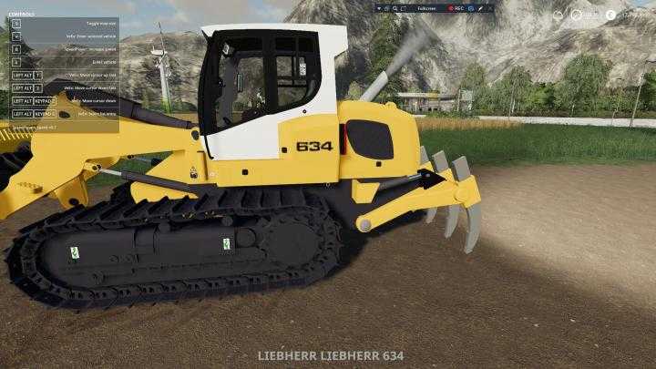 FS19 – Liebherr 634 Ripper Edition + Съемный рыхлитель V1 - Mody-FS.ru
