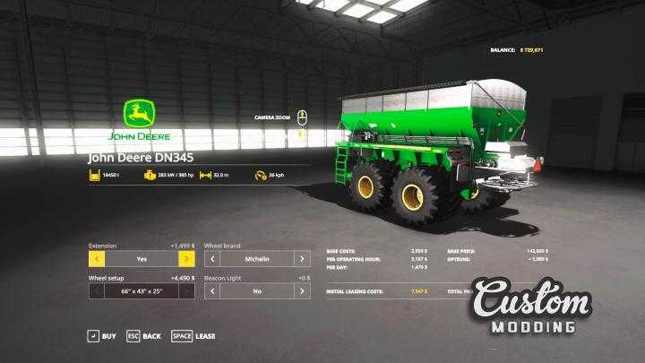 FS19 – Новый лидер Nl345 / John Deere Dn345 V1 - Mody-FS.ru