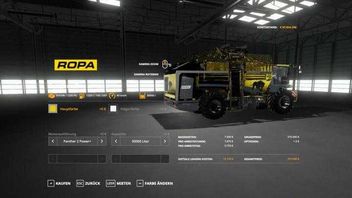 FS19 – Ropa Panther2 Pack V1 - Mody-FS.ru