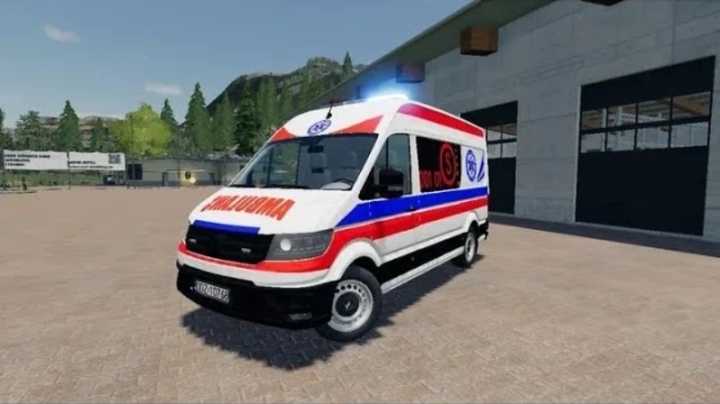 Volkswagen Crafter Ii Из Районной больницы в Дзержонюве V1.0 FS19 ...