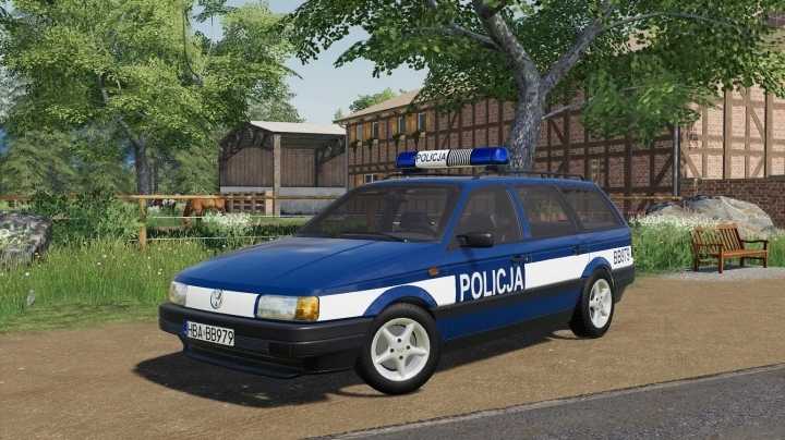 Volkswagen Passat B3 Variant Police V1.0 FS19 - Mody-FS.ru