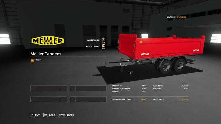 FS19 – Тандемный самосвал Volvo Fmx 8X4 + Meiller V1 - Mody-FS.ru
