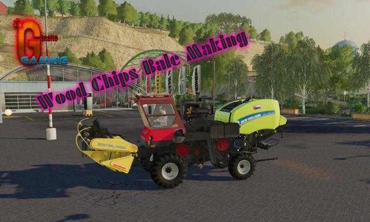FS19 – Изготовление тюков древесной щепы V1 - Mody-FS.ru