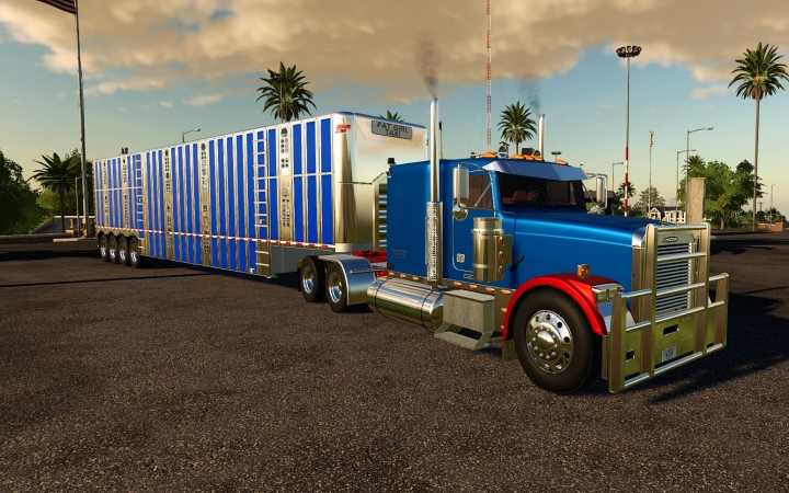 Freightliner Classic Fld 120 с плоским верхом V1.0 FS19 - Mody-FS.ru