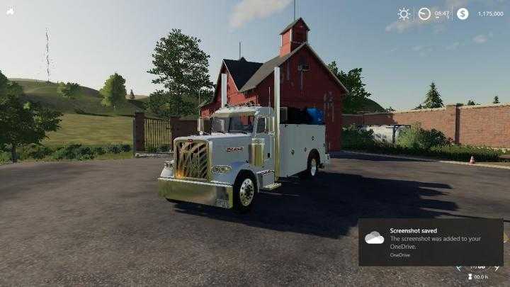 Сервисный грузовик FS19 – Pete 389 V1.1 - Mody-FS.ru