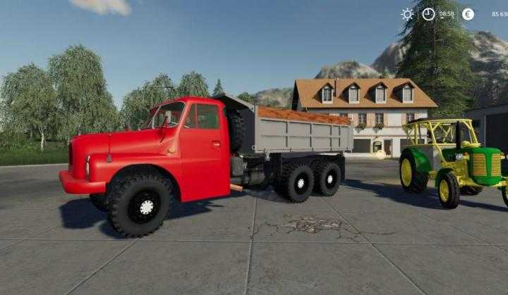 Tatra 138 S3 Cervena V1.0 FS19 - Mody-FS.ru