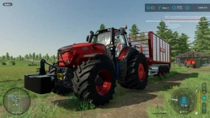 Deutz-Fahr Bull Series 9 V1.0 FS22 - Mody-FS.ru