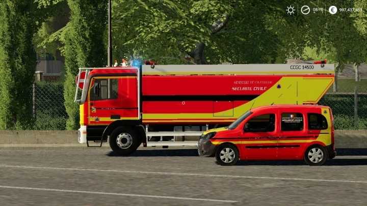 “Ccgc Civil Security V1.0 FS19” – это название модификации для Farming ...